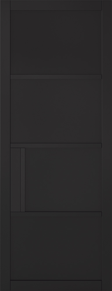 BLACK CHELSEA 4L SOLID INTERNAL DOOR – Crown Doors